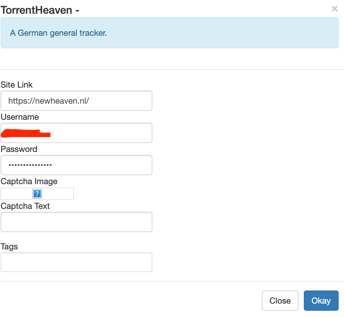 [torrentheaven] Exception (torrentheaven): Specified argument was out of the range of valid ...