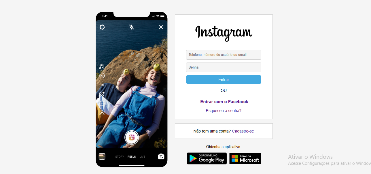 GitHub - AdsonVilla/Instagram-login-clone