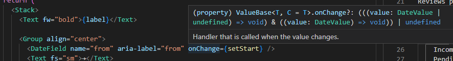 `DateField` - inaccessible typing information is exposed for value/onChange · Issue #66 ...