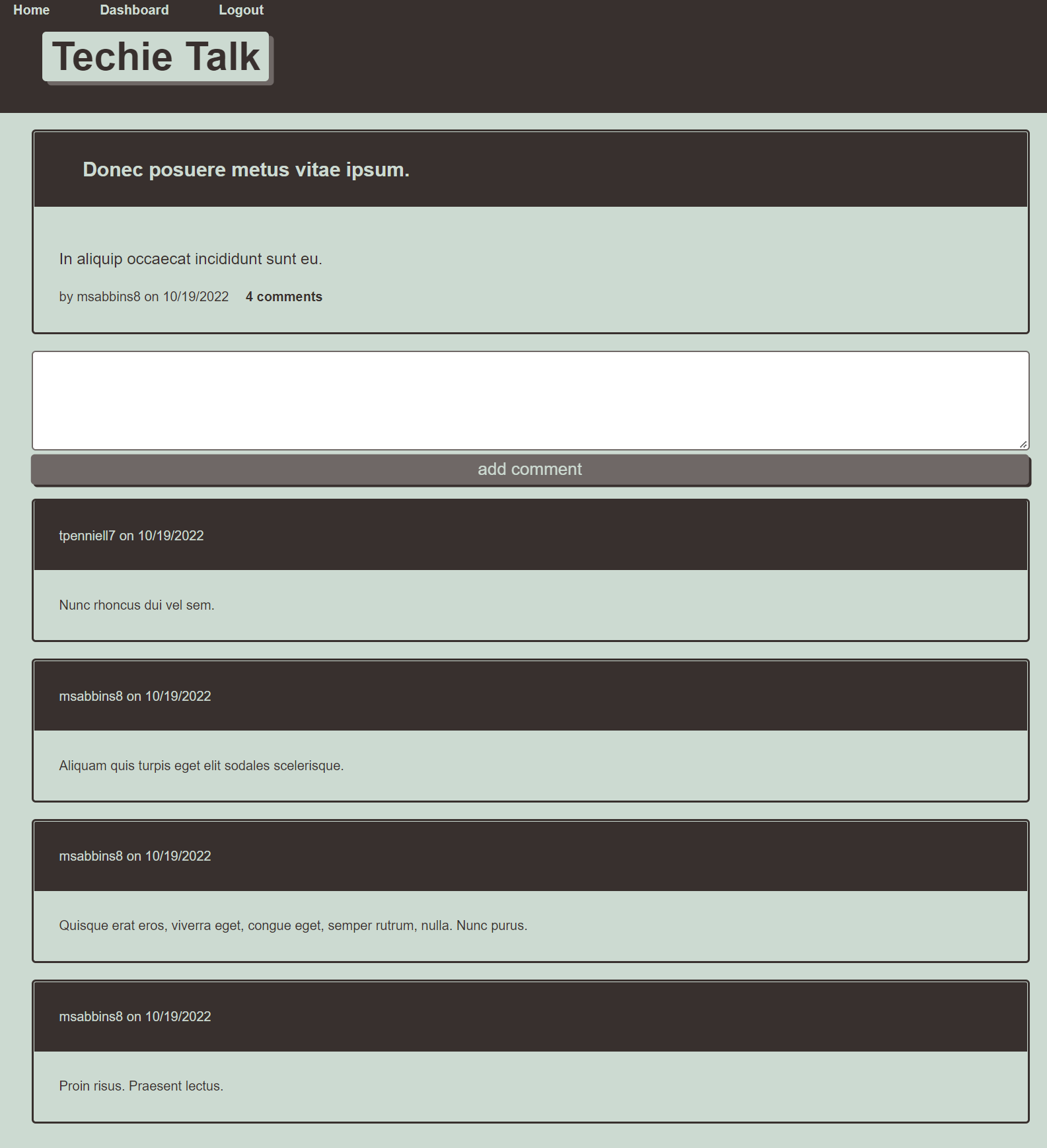 GitHub - ConnieMarie/techie-talk-tech-blog