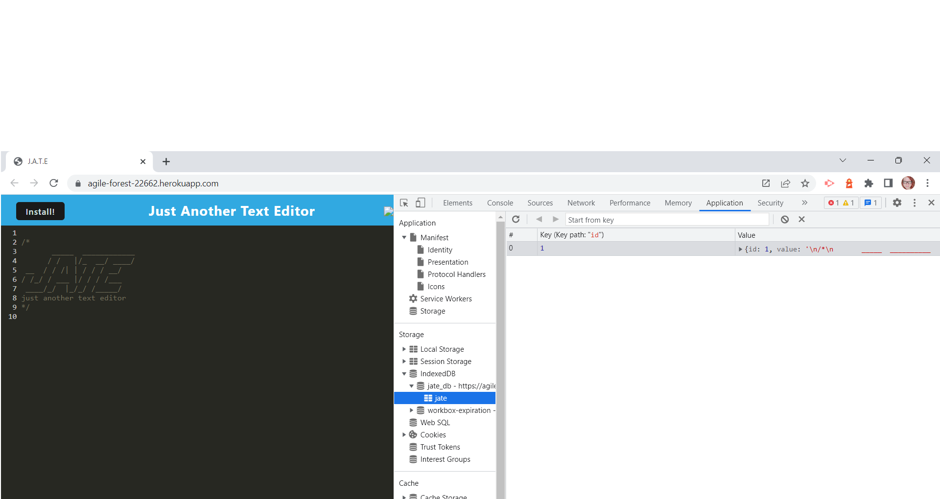 GitHub - ConnieMarie/PWA-text-editor