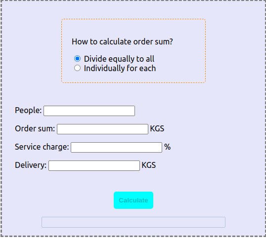 GitHub - nargizasaina/57-Cheque-sum-divide-Calculator