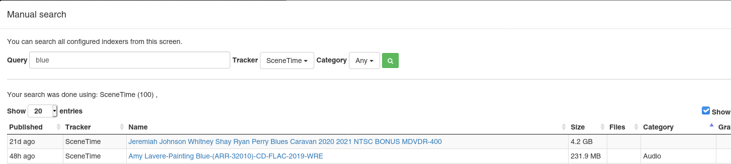 scenetime: missing categories · Issue #11383 · Jackett/Jackett · GitHub