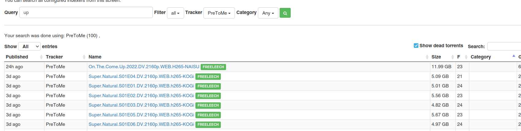 pretome: missing categories · Issue #13581 · Jackett/Jackett · GitHub