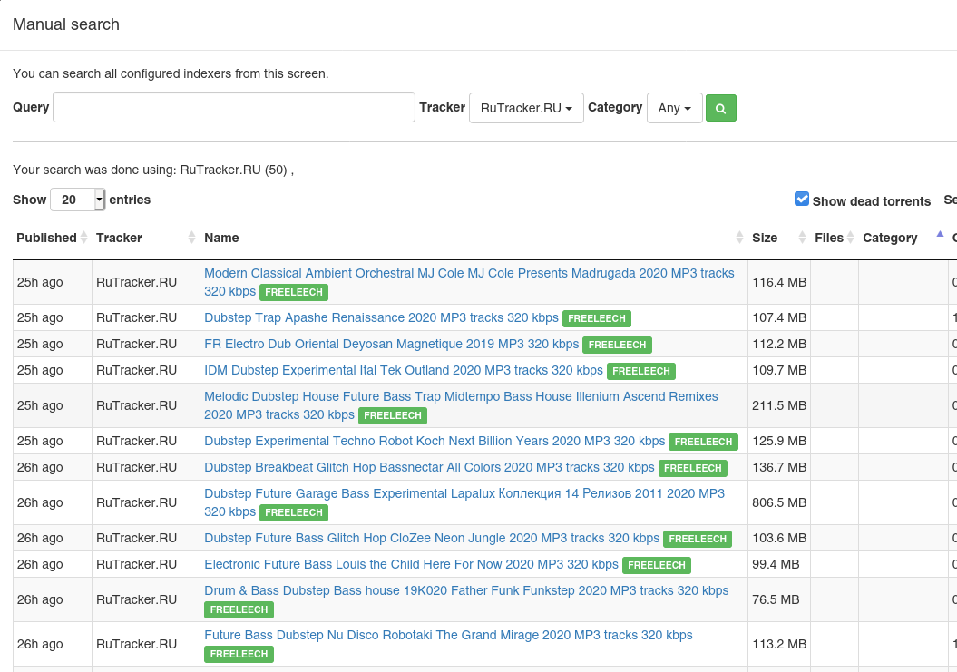 rutracker: missing categories · Issue #9203 · Jackett/Jackett · GitHub