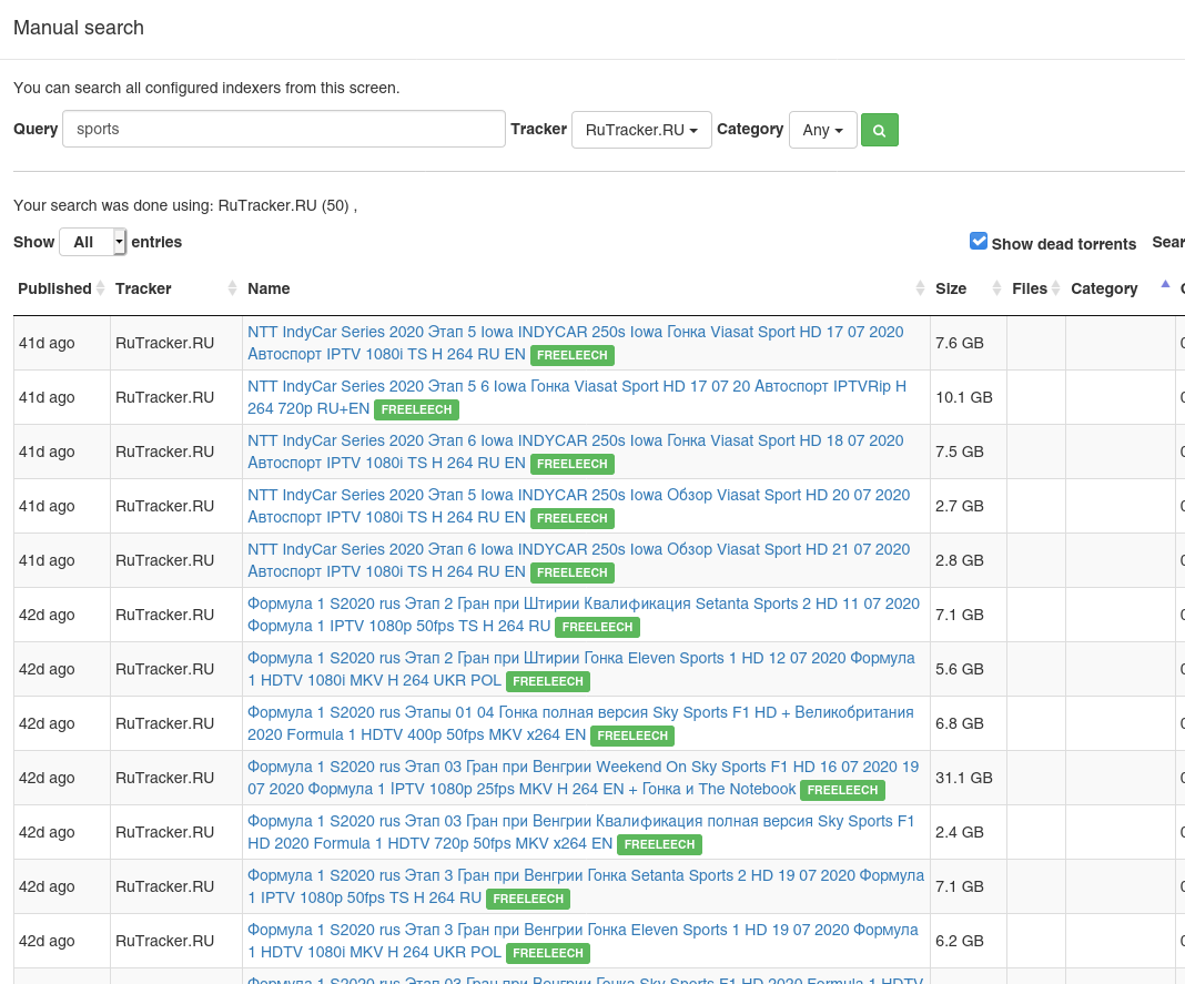 rutracker: missing categories · Issue #9203 · Jackett/Jackett · GitHub