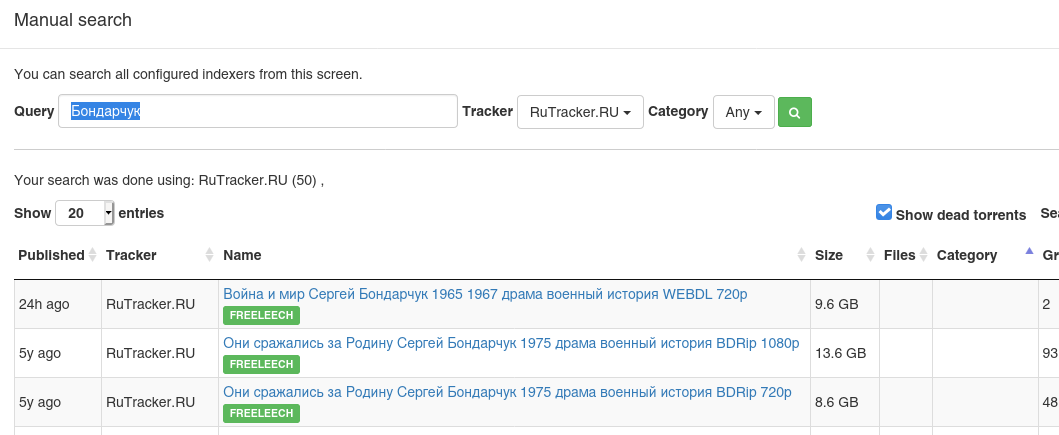rutracker: missing categories · Issue #9203 · Jackett/Jackett · GitHub