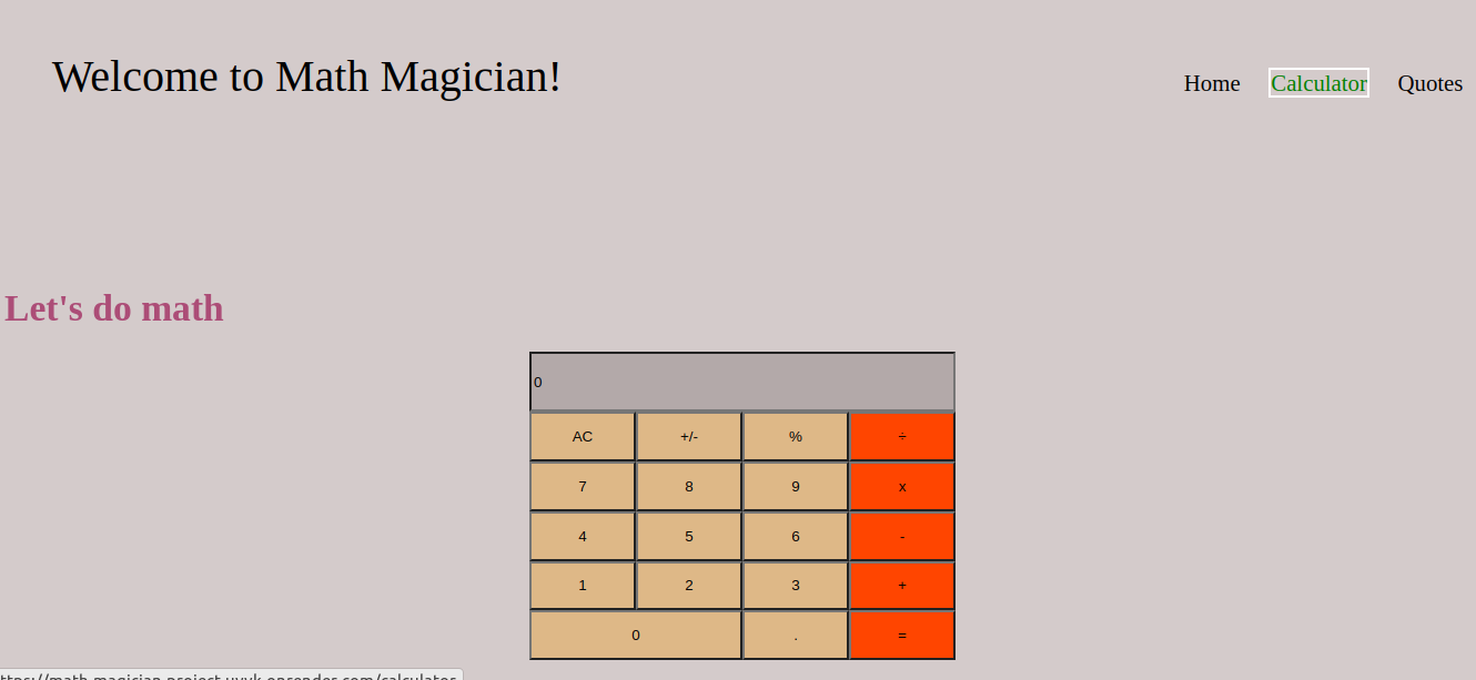 GitHub - Christelle-12/math-magician: Math-magician is a React-based ...