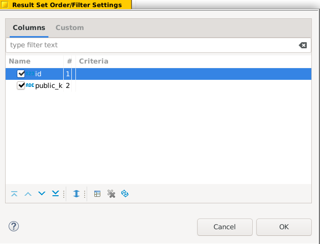 resultset order filter setting windows design issues · Issue #5315 · dbeaver/dbeaver · GitHub