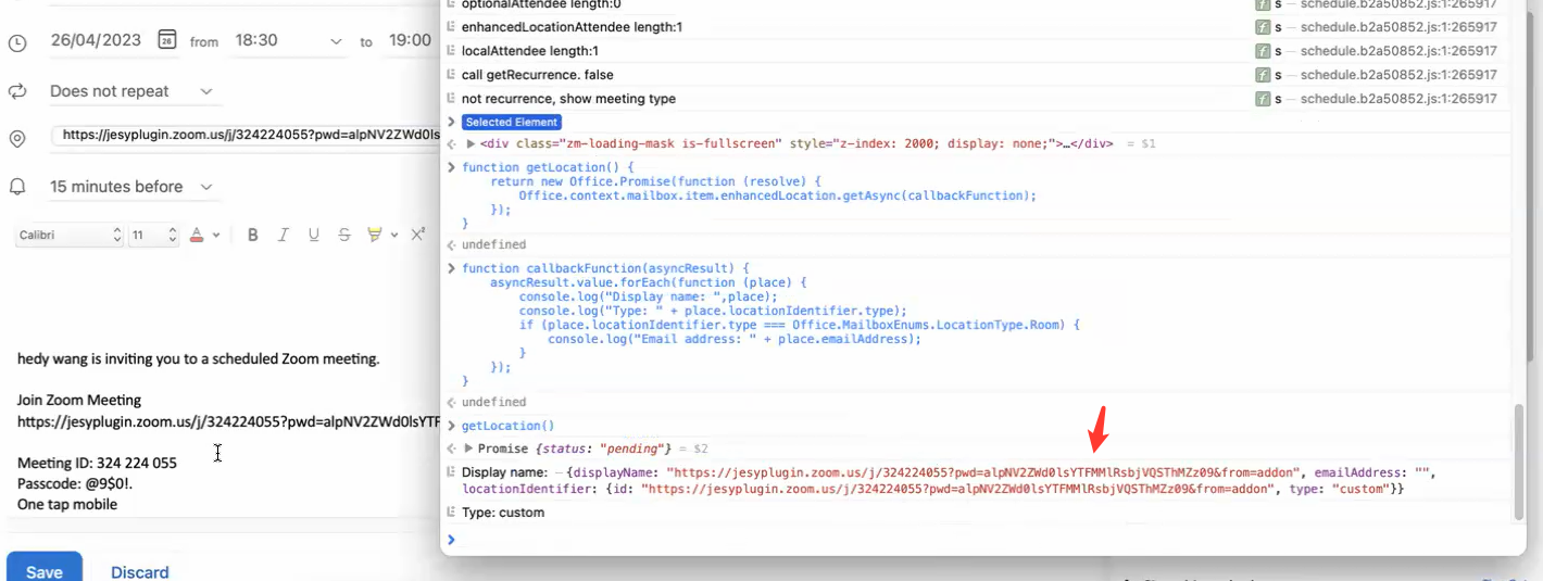 After the location update of the event, it will disappear automatically after a while · Issue ...