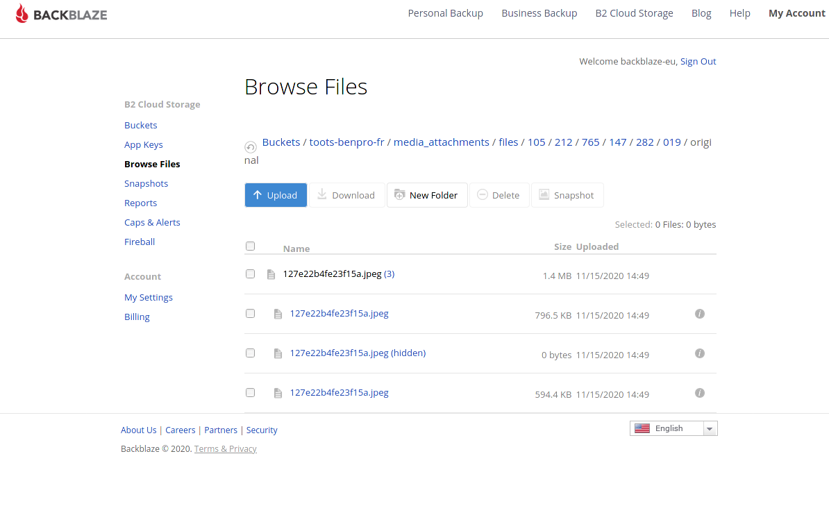 Media are uploaded two times in different versions [BackBlaze B2 with S3 API] · Issue #15160 ...