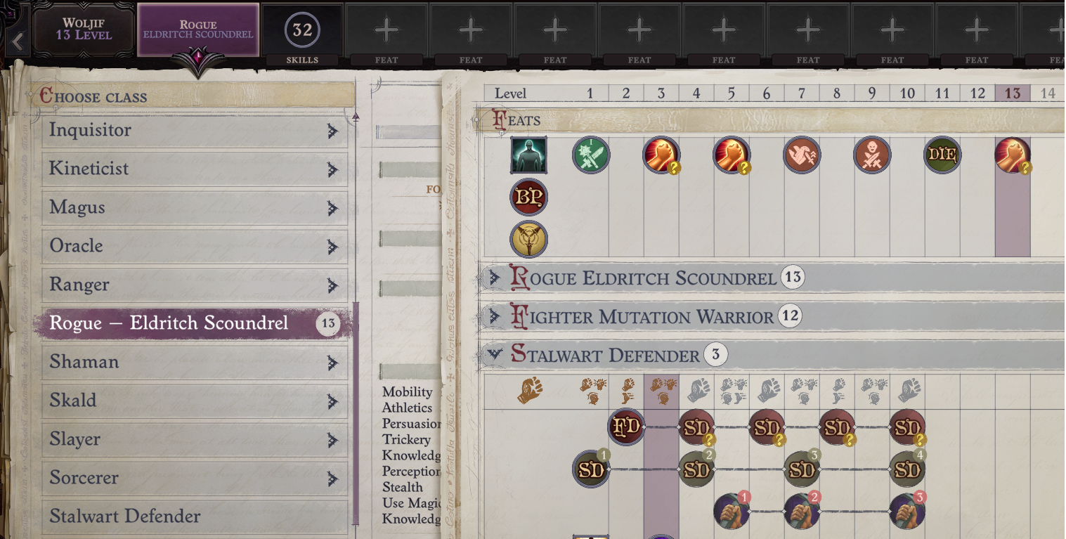 Gestalt multiple class on level-up start level depends on starting level on recruit · Issue #258 ...