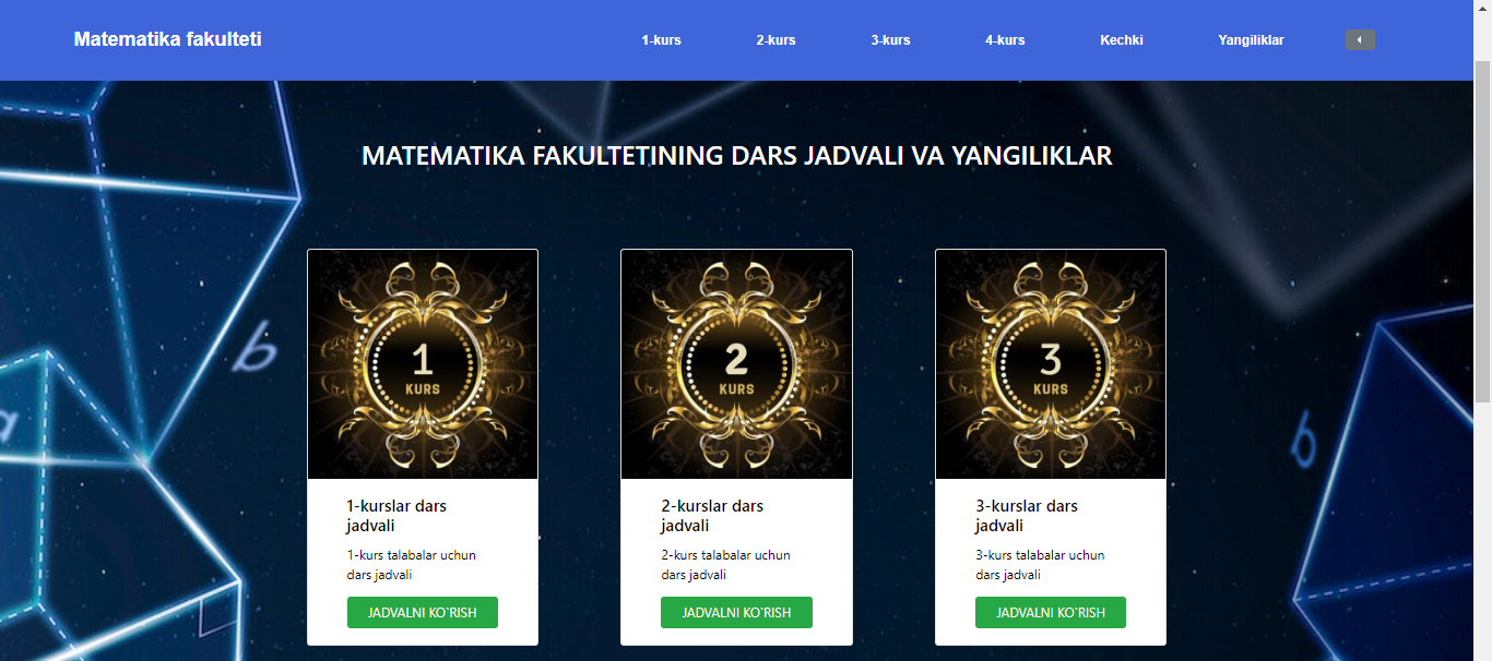 GitHub - abdurasulov-olqar/matematikdarsjadval: matematikdarsjadval