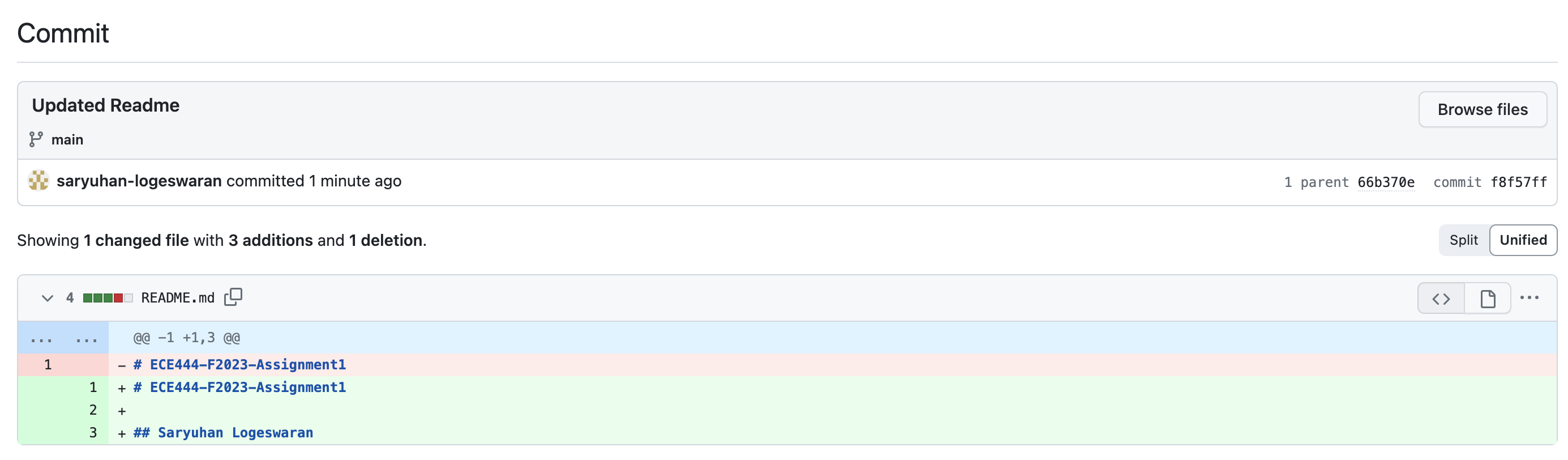 GitHub - saryuhan-logeswaran/ECE444-F2023-Assignment1
