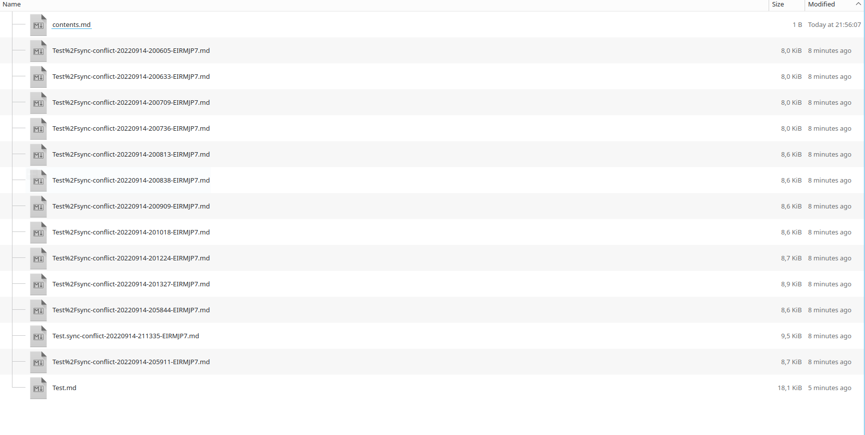 Using syncthing with an always-running remote machine results in frequent conflicts · Issue ...