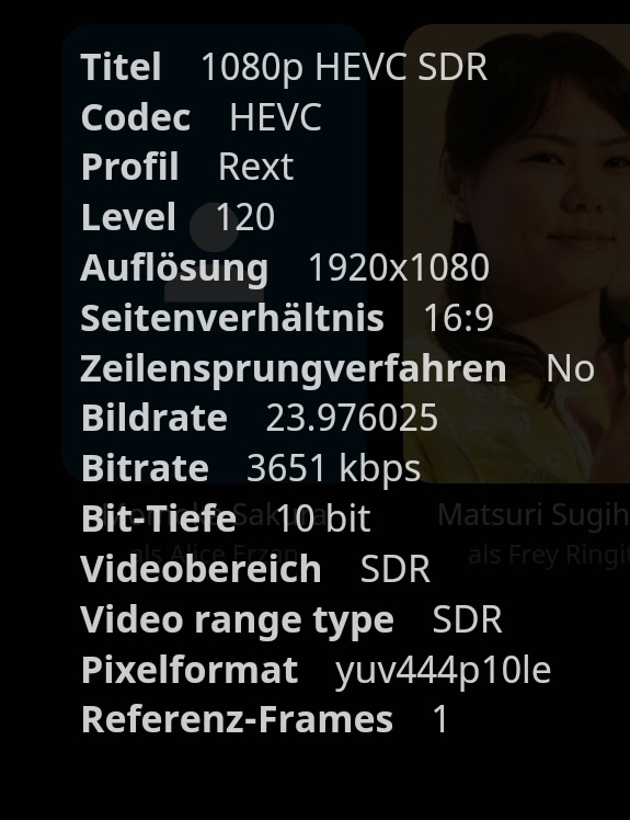 HEVC Rext 10Bit Not Playable · Issue #1049 · jellyfin/jellyfin-android · GitHub
