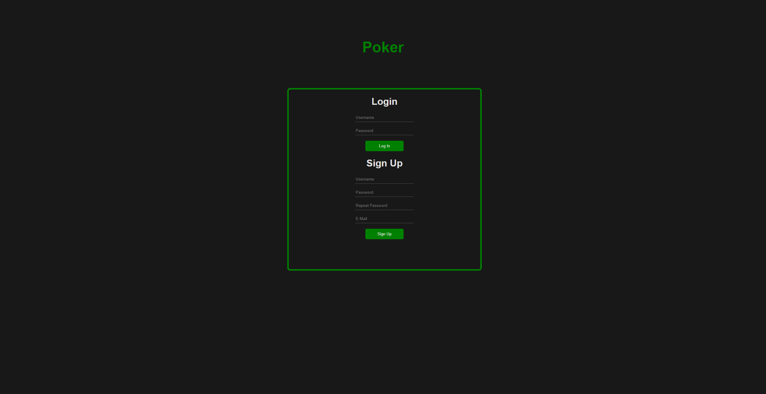 GitHub - addoncod/Poker: Multiplayer browser poker game realized in Texas Holdem system.
