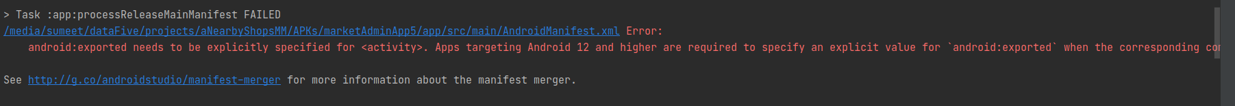 Error When Building App For Android 12 · Issue 273 · Razorpay Razorpay Android Sample App · Github