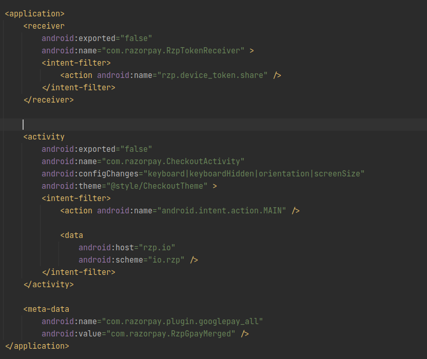 Error When Building App For Android 12 · Issue 273 · Razorpay Razorpay Android Sample App · Github