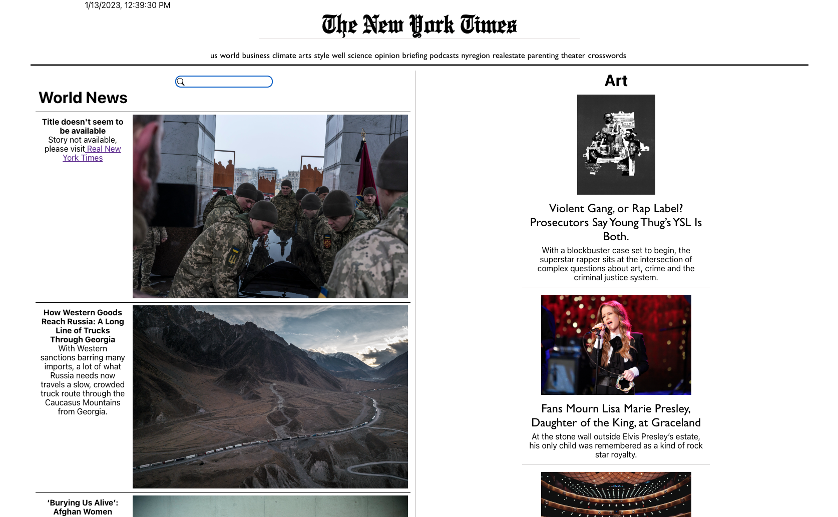 GitHub - coopercodex/NyTimes