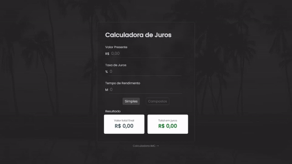 GitHub - BREN0sx/calc: Calculadora de Juros e IMC