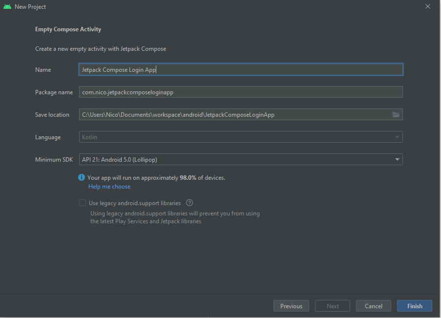 GitHub - jhnnicob/Jetpack-Compose-Login-App