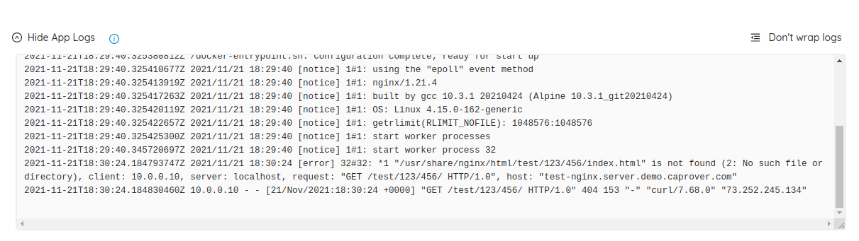 [Question] trailing slash · Issue #1268 · caprover/caprover · GitHub