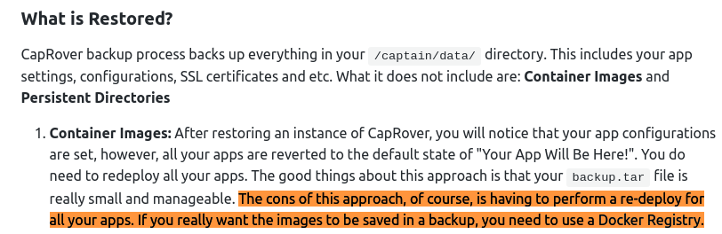 Backup & Restore not working, Tried Centos, Debian, Ubuntu => nothing [Deployment Issue] · Issue ...