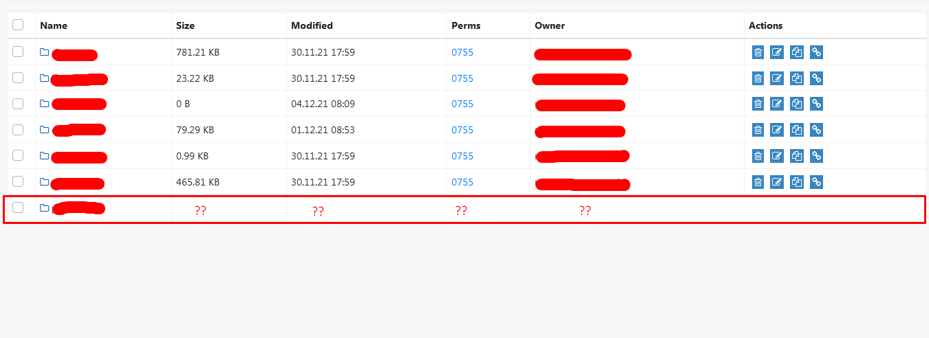 Folder lists not fully rendered · Issue #680 · prasathmani/tinyfilemanager · GitHub