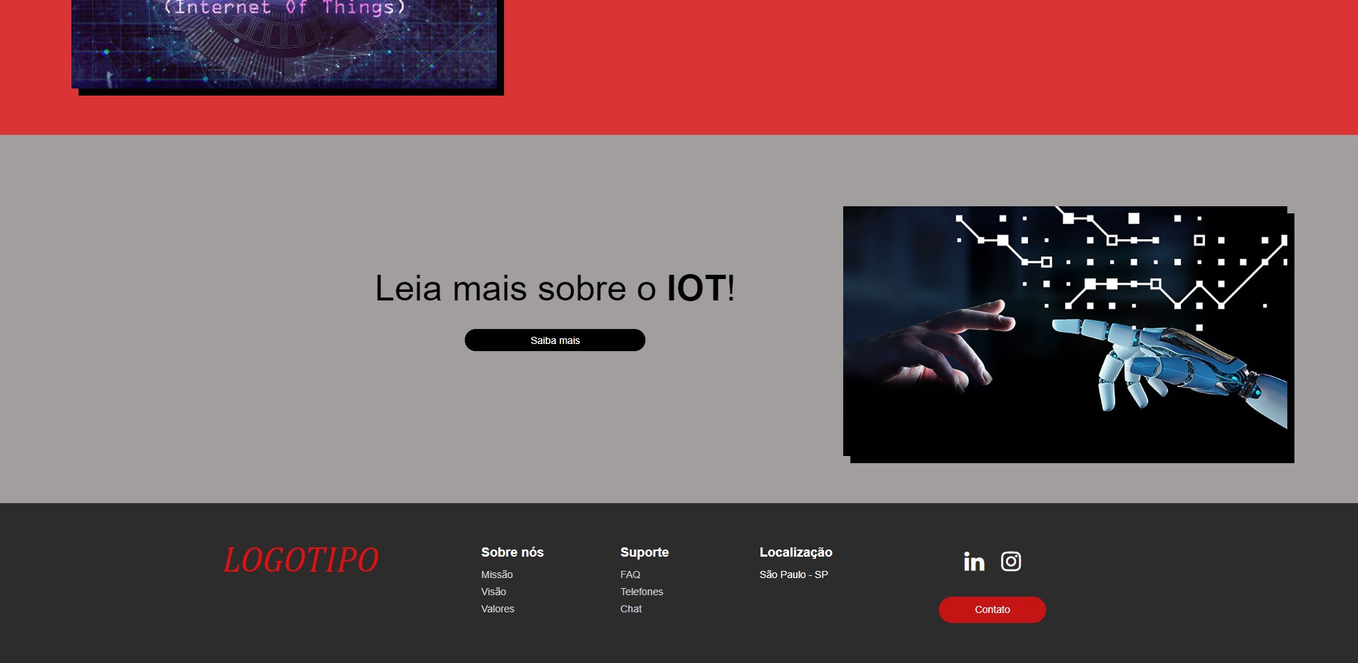 GitHub - pedrojhenrique/exemplo-de-site-simples-: Um modelo de site ...