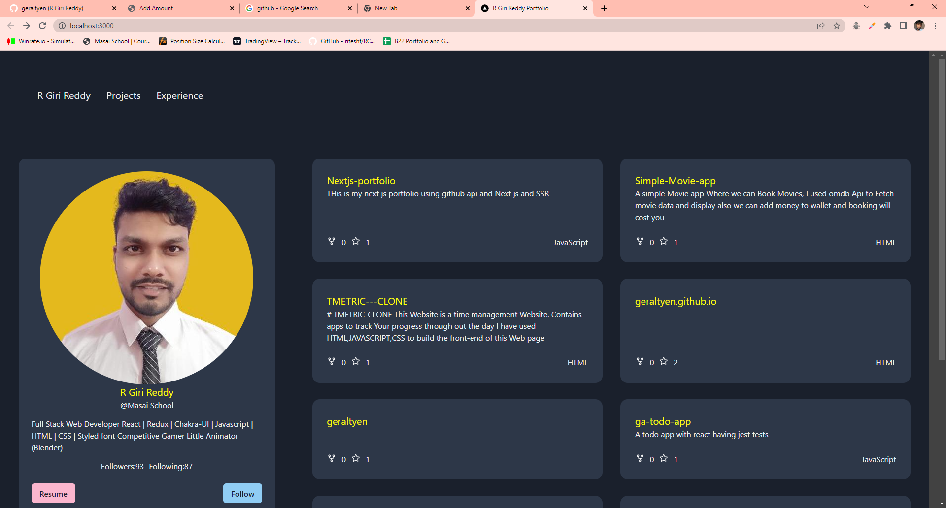 GitHub - geraltyen/Nextjs-portfolio: THis is my next js portfolio using github api and Next js ...
