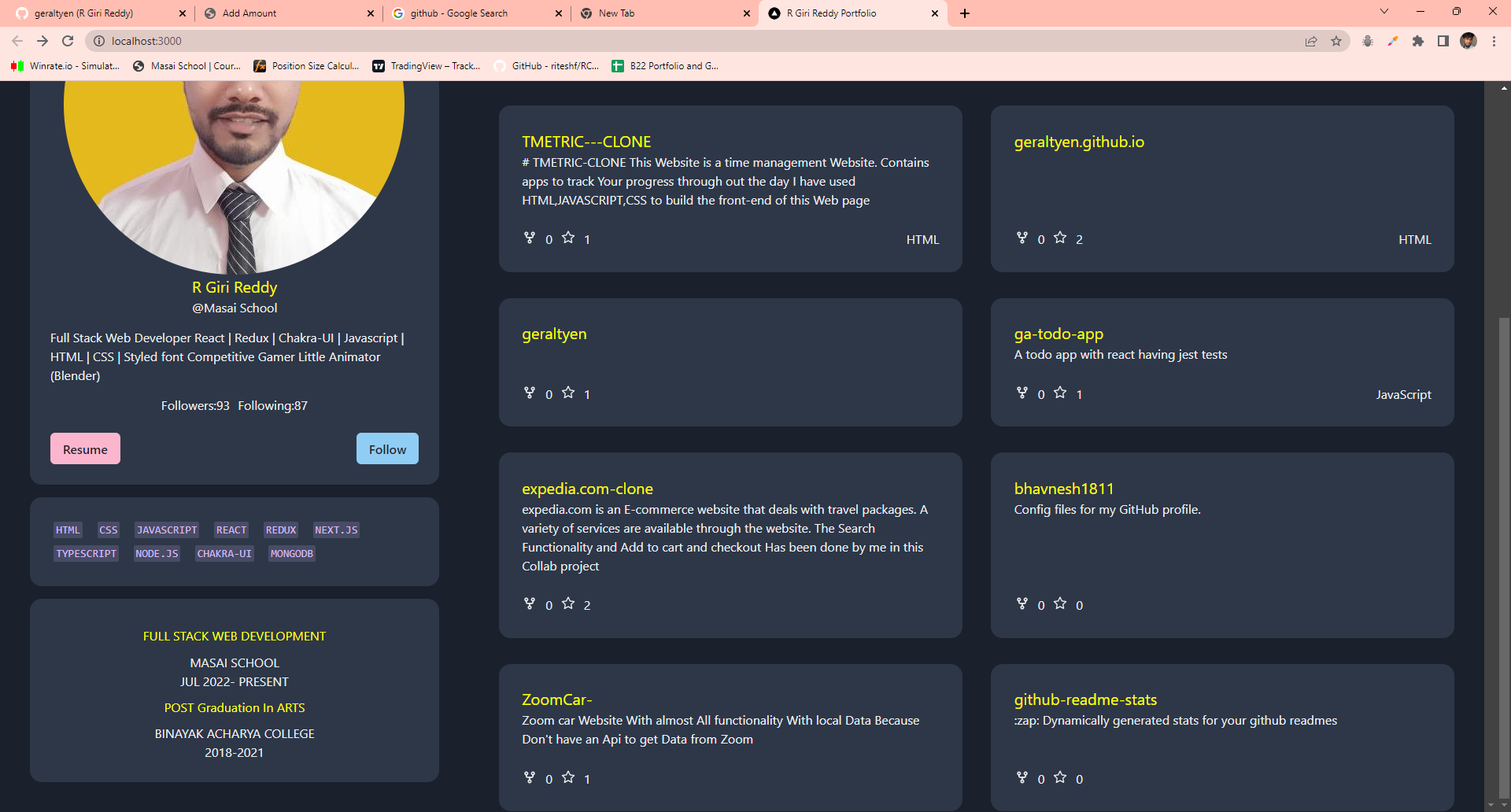 GitHub - geraltyen/Nextjs-portfolio: THis is my next js portfolio using github api and Next js ...