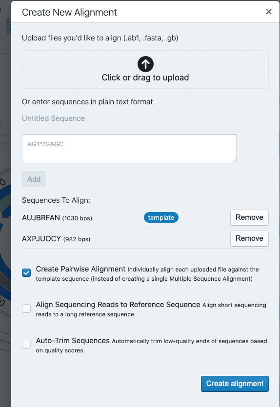 .ab1 alignment · Issue #770 · TeselaGen/openVectorEditor · GitHub