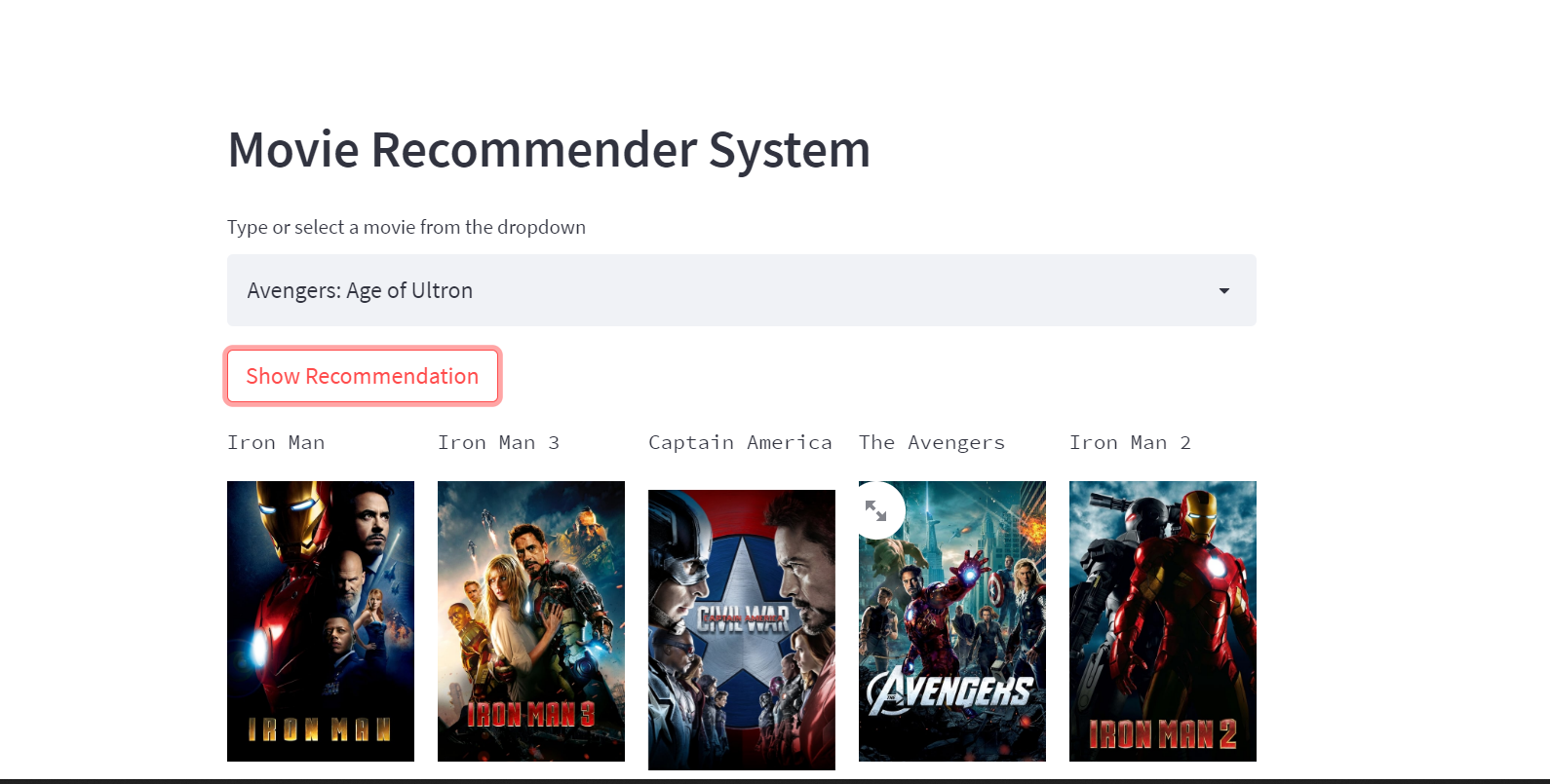 GitHub - kfayazuddin/Movie-recommendation-system: I have done this ...