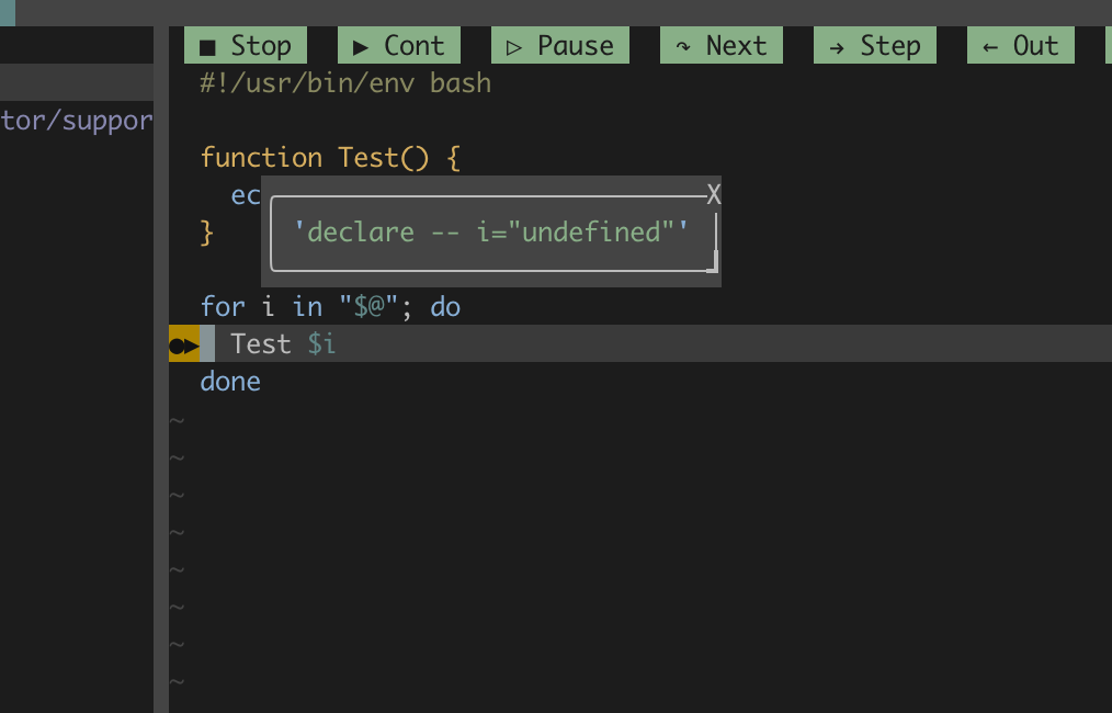 mouse hover evaluation for variables showed blank in vim but has texts in gvim · Issue #769 ...
