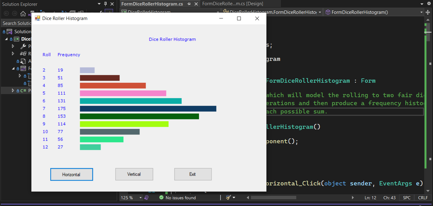GitHub - Kiril-Spasov/DiceRollerHistogram: Graphics exercise - drawing bar charts, finding ...