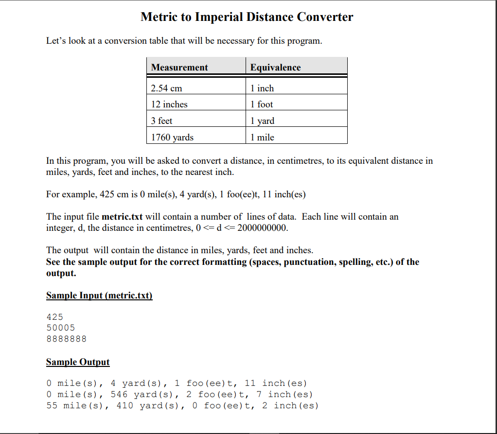 GitHub - Kiril-Spasov/MetricImperialConverter: Programming challenges - 28