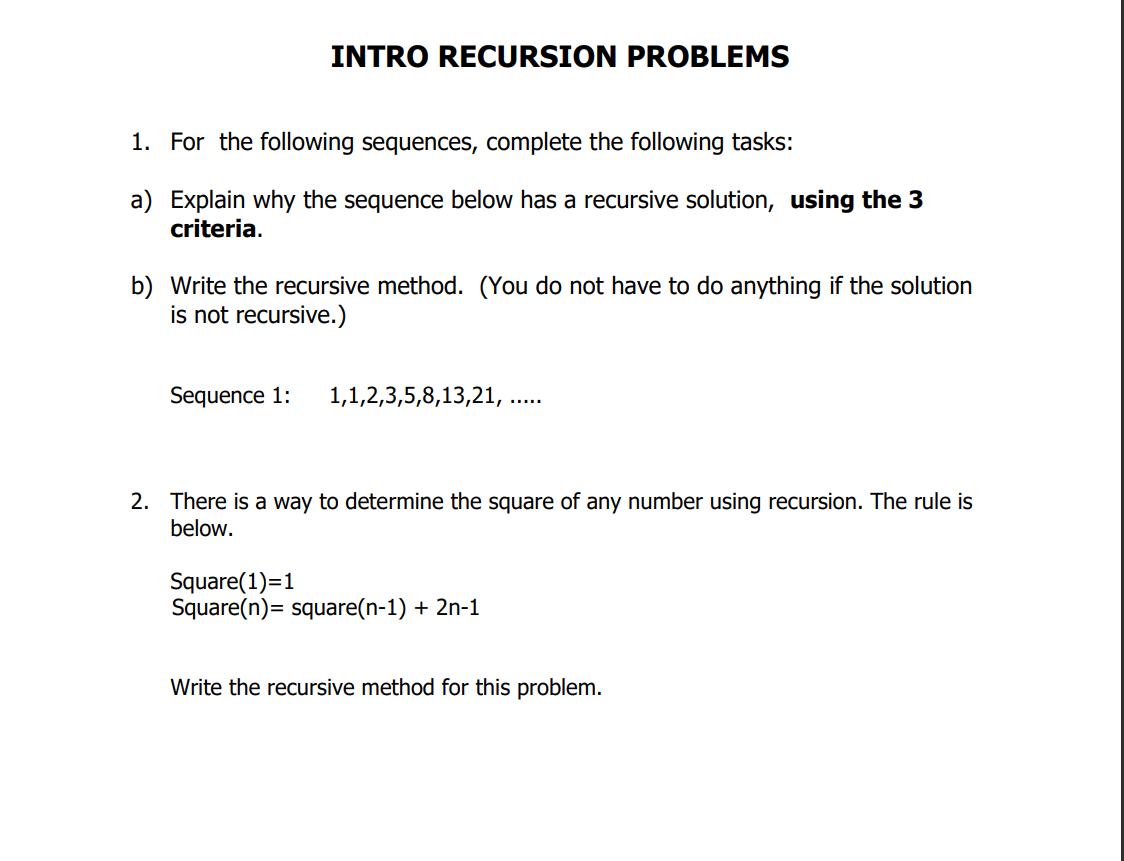 GitHub - Kiril-Spasov/RecursionProblems: Recursion - intro exercises.