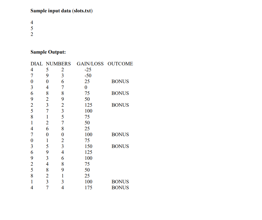 GitHub - Kiril-Spasov/SlotMachinePayOff: Programming challenges - 4