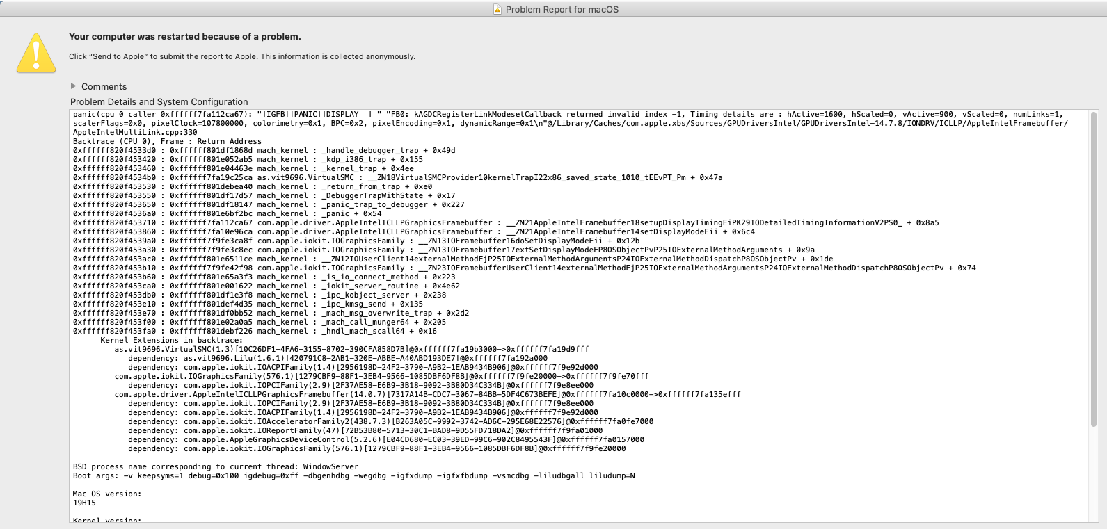 Asus Vivobook x712JA Ice Lake [IGFB] [PANIC] [DISPLAY] issue · Issue #273 · dortania/bugtracker ...