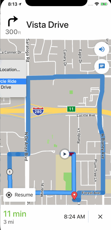 Mapbox Re Routing Remove All Intermediate Waypoints · Issue 1536 · Mapboxmapbox Navigation Ios