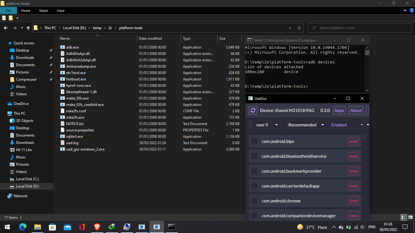 Device: ADB was not found error · Issue #88 · 0x192/universal-android-debloater · GitHub