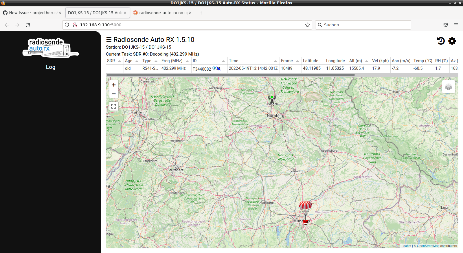 no live data · Issue #635 · projecthorus/radiosonde_auto_rx · GitHub