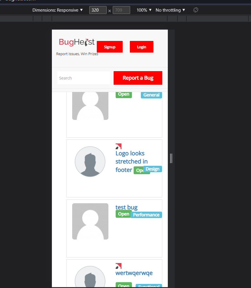 Buttons alignment in the mobile version. · Issue #1045 · OWASP-BLT/BLT · GitHub