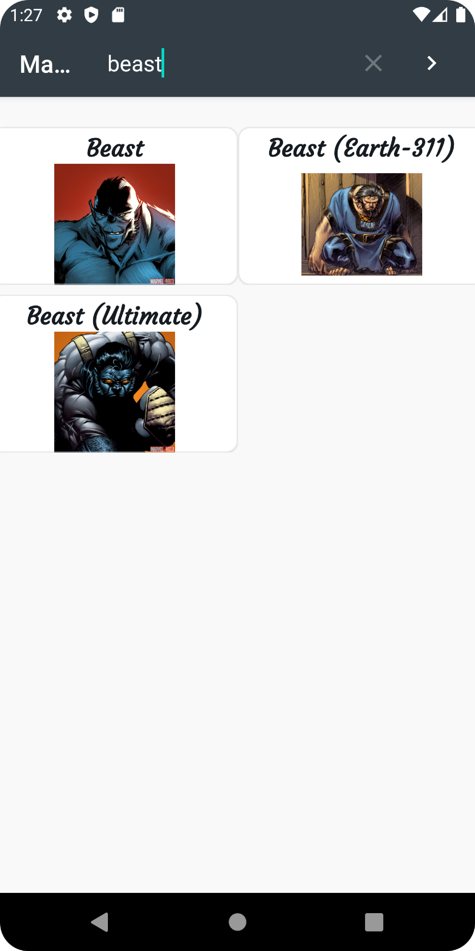 GitHub - MaxGonzalezGT/Marvel-App: The app displays a list of Marvel ...
