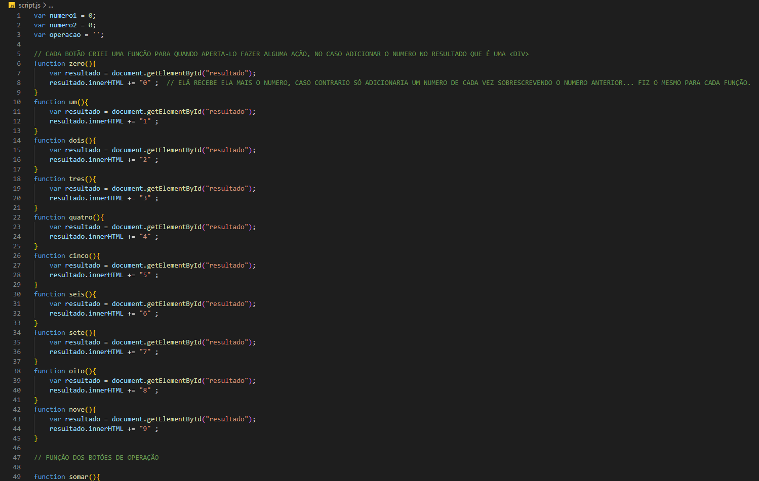 GitHub - DevAlexBreno/CalculadoraFeitaPorMim: Calculadora feita apenas ...