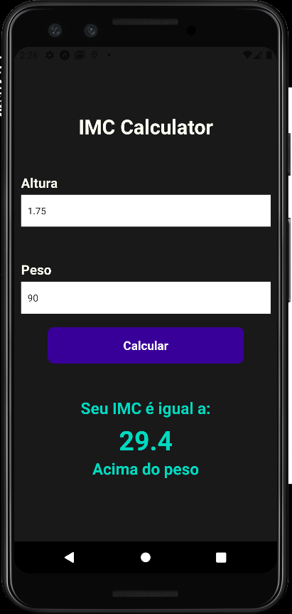 GitHub - Luannunes02/IMC-Calculator-ReactNative: App que calcula o IMC ...