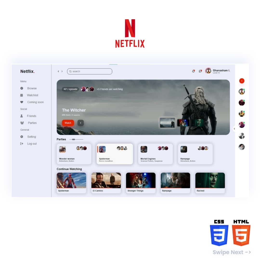 GitHub - Ghanasham2004/Netflix: This GitHub repository is a comprehensive implementation of a ...