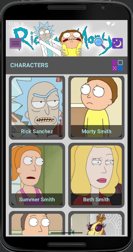 GitHub - AralBenli/RickandMorty: clean architecture with tagged techologies