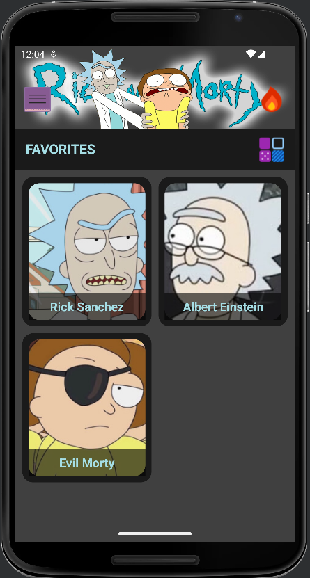 GitHub - AralBenli/RickandMorty: clean architecture with tagged techologies
